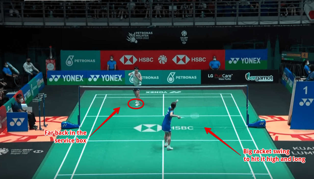 Forehand serve in badminton: the black sheep of service